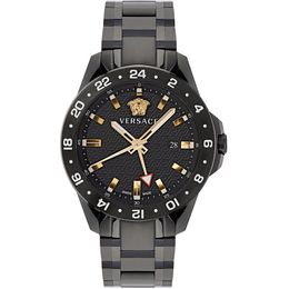 Schweizer Uhr Versace "SPORT TECH GMT, VE2W00622" Armbanduhren schwarz Herren Quarzuhren