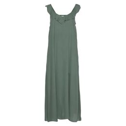 Lascana Sommerkleid Damen Gr&ouml;&szlig;e 34 dunkelgr&uuml;n Winterkleid