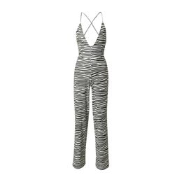 ABOUT YOU x Alina Eremia Jumpsuit 'Mina' Damen Größe M schwarz / weiß