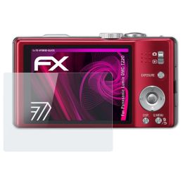 atFoliX Schutzfolie Panzerglasfolie für Panasonic Lumix DMC-TZ20, Ultradünn und superhart, weiß