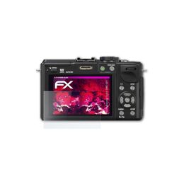 atFoliX Schutzfolie Panzerglasfolie für Panasonic Lumix DMC-GX1, Ultradünn und superhart, weiß