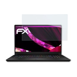 atFoliX Schutzfolie Panzerglasfolie für MSI GS76 Stealth, Ultradünn und superhart, weiß