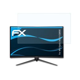 atFoliX Schutzfolie Displayschutz für MSI Optix AG321CQRDE, Ultraklar und hartbeschichtet, weiß