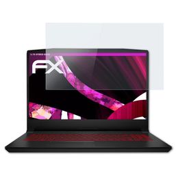 atFoliX Schutzfolie Panzerglasfolie für MSI Katana GF66, Ultradünn und superhart, weiß