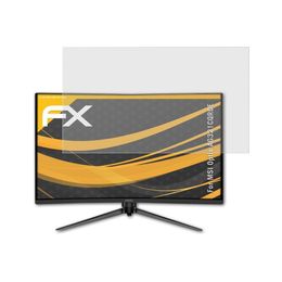 atFoliX Schutzfolie für MSI Optix AG321CQRDE, Entspiegelnd und stoßdämpfend, weiß