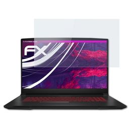 atFoliX Schutzfolie Panzerglasfolie für MSI Katana GF76, Ultradünn und superhart, weiß