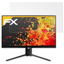 atFoliX Schutzfolie für MSI Oculux NXG252R, Entspiegelnd und stoßdämpfend, weiß
