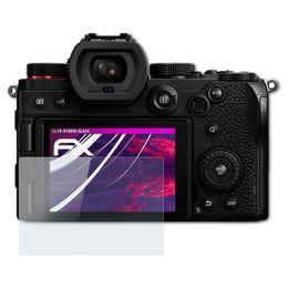 atFoliX Schutzfolie Panzerglasfolie für Panasonic Lumix DC-S5, Ultradünn und superhart, weiß