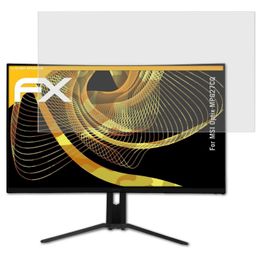 atFoliX Schutzfolie für MSI Optix MPG27CQ, Entspiegelnd und stoßdämpfend, weiß
