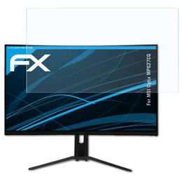 atFoliX Schutzfolie Displayschutz für MSI Optix MPG27CQ, Ultraklar und hartbeschichtet, weiß