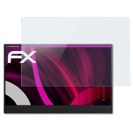 atFoliX Schutzfolie Panzerglasfolie für MSI Optix MAG161V, Ultradünn und superhart, weiß