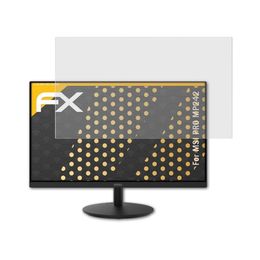 atFoliX Schutzfolie für MSI PRO MP242, Entspiegelnd und stoßdämpfend, weiß