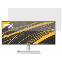 atFoliX Schutzfolie für MSI Prestige PS341WU, Entspiegelnd und stoßdämpfend, weiß