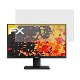 atFoliX Schutzfolie für MSI PRO MP241, Entspiegelnd und stoßdämpfend, weiß