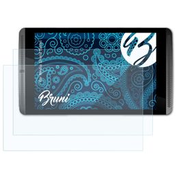 Bruni Schutzfolie Glasklare Displayschutzfolie für Shield Tablet, (2 Folien), praktisch unsichtbar, weiß
