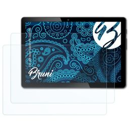 Bruni Schutzfolie Glasklare Displayschutzfolie für Tablet-PC TXE10D, (2 Folien), praktisch unsichtbar, weiß