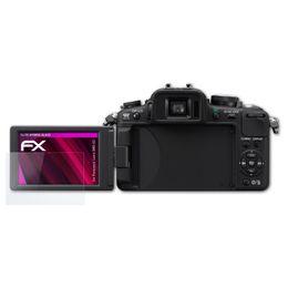 atFoliX Schutzfolie Panzerglasfolie für Panasonic Lumix DMC-G2, Ultradünn und superhart, weiß