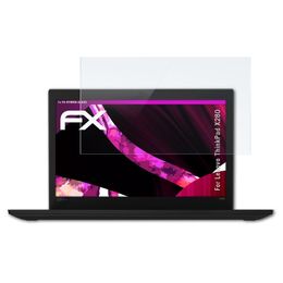 atFoliX Schutzfolie Panzerglasfolie für Lenovo ThinkPad X280, Ultradünn und superhart, weiß