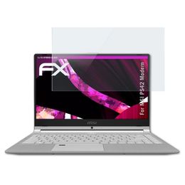 atFoliX Schutzfolie Panzerglasfolie für MSI PS42 Modern, Ultradünn und superhart, weiß