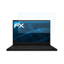 atFoliX Schutzfolie Displayschutz für MSI GS66 Stealth, (2 Folien), Ultraklar und hartbeschichtet, weiß