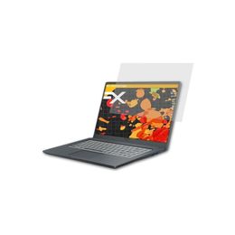 atFoliX Schutzfolie für MSI Modern 15, (2 Folien), Entspiegelnd und stoßdämpfend, weiß