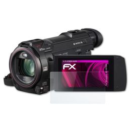 atFoliX Schutzfolie Panzerglasfolie für Panasonic HC-VXF999, Ultradünn und superhart, weiß