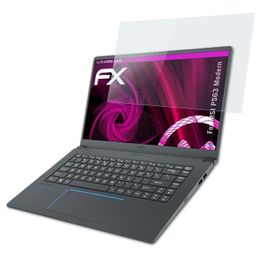 atFoliX Schutzfolie Panzerglasfolie für MSI PS63 Modern, Ultradünn und superhart, weiß