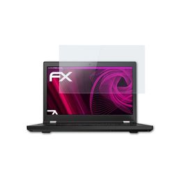 atFoliX Schutzfolie Panzerglasfolie für Lenovo ThinkPad T15g, Ultradünn und superhart, weiß