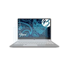Bruni Schutzfolie Glasklare Displayschutzfolie für MSI Prestige 14, (2 Folien), praktisch unsichtbar, weiß