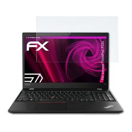 atFoliX Schutzfolie Panzerglasfolie für Lenovo ThinkPad P53s, Ultradünn und superhart, weiß