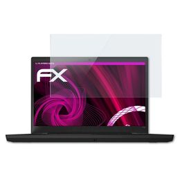 atFoliX Schutzfolie Panzerglasfolie für Lenovo ThinkPad T15p, Ultradünn und superhart, weiß