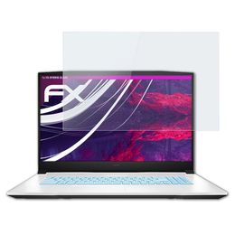 atFoliX Schutzfolie Panzerglasfolie für MSI Sword 17, Ultradünn und superhart, weiß