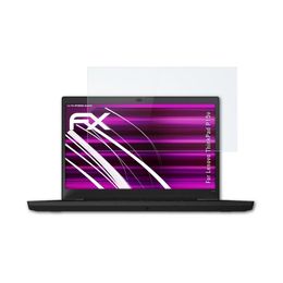 atFoliX Schutzfolie Panzerglasfolie für Lenovo ThinkPad P15v, Ultradünn und superhart, weiß