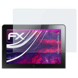 atFoliX Schutzfolie Panzerglasfolie für Lenovo ThinkPad 10, Ultradünn und superhart, weiß