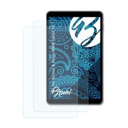 Bruni Schutzfolie Glasklare Displayschutzfolie für NOOK Tablet 10.1, (2 Folien), praktisch unsichtbar, weiß