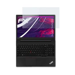 atFoliX Schutzfolie Panzerglasfolie für Lenovo ThinkPad E595, Ultradünn und superhart, weiß