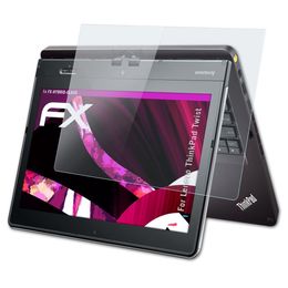 atFoliX Schutzfolie Panzerglasfolie für Lenovo ThinkPad Twist, Ultradünn und superhart, weiß