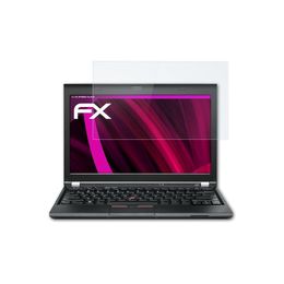 atFoliX Schutzfolie Panzerglasfolie für Lenovo ThinkPad X230t, Ultradünn und superhart, weiß