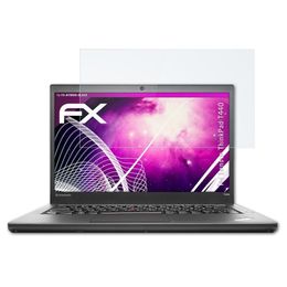 atFoliX Schutzfolie Panzerglasfolie für Lenovo ThinkPad T440, Ultradünn und superhart, weiß