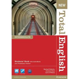 New Total English, Intermediate / Students' Book, w. Active Book CD-ROM, Kartoniert (TB)