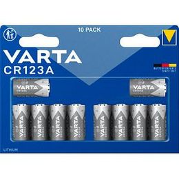 10 Varta Batterien CR123A Fotobatterie 3,0 V