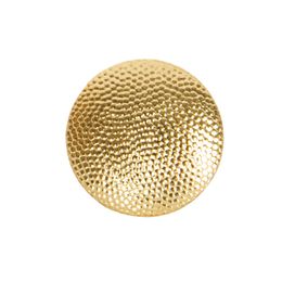 Schraubknopf 17 mm gekörnt golden