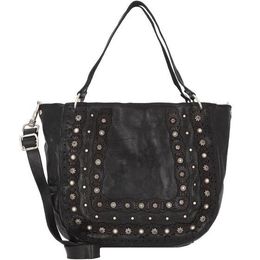 Campomaggi Shopper Tasche Leder 34 cm nero