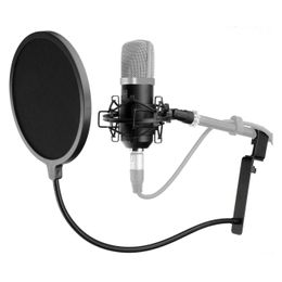 Pronomic Mikrofon CM-22 Studio Großmembranmikrofon (Popschutz schwarz-Set