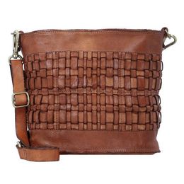 Campomaggi Edera Umhängetasche Leder 23 cm cognac