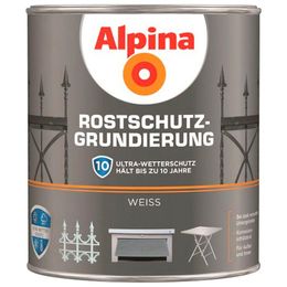 Alpina Rostschutzgrundierung Rostschutz-Grundierung, weiß, 2 Liter, weiß