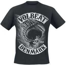 Volbeat Flying Skullwing T-Shirt schwarz in XL