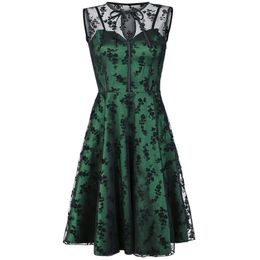 Voodoo Vixen Emerald Mittellanges Kleid grün in L