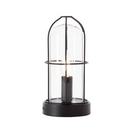 Brilliant Lampe Storm Tischleuchte schwarz 1x D45, E14, 40W, geeignet für Tropfenlampen (nicht enthalten) Mit Schnurzwischenschalter