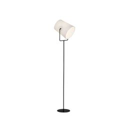 Brilliant Lampe Bucket Standleuchte 1flg schwarz/weiß 1x A60, E27, 60W, geeignet für Normallampen (nicht enthalten) Mit Fußschalter